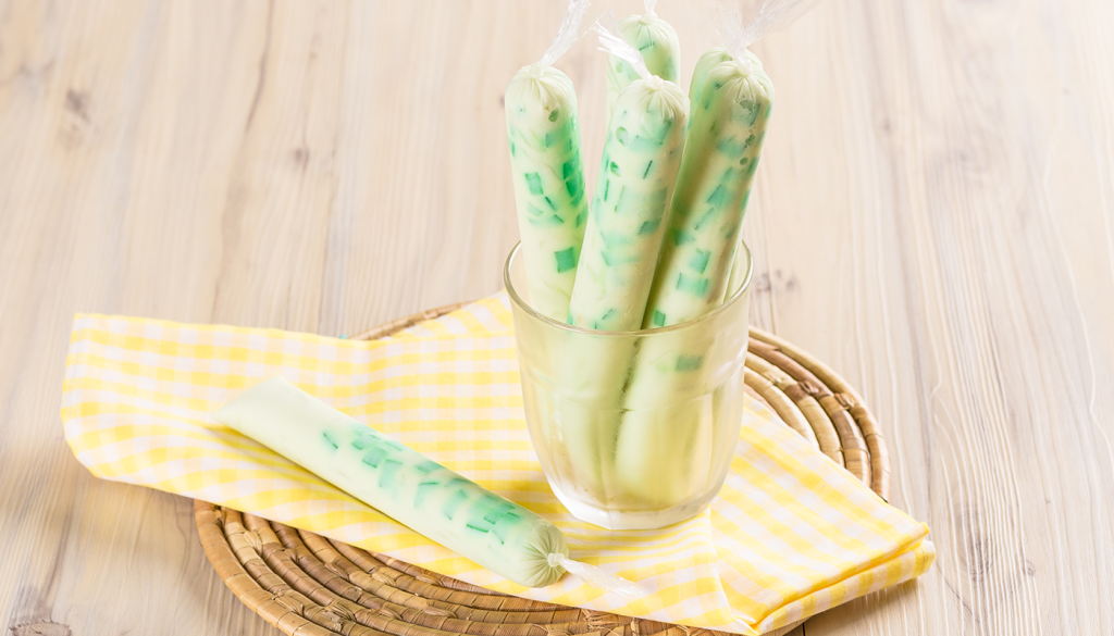 Angel Milky Buko Pandan Ice Candy - Kitchen Angel