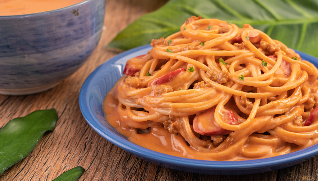 Creamy Spaghetti - Kitchen Angel