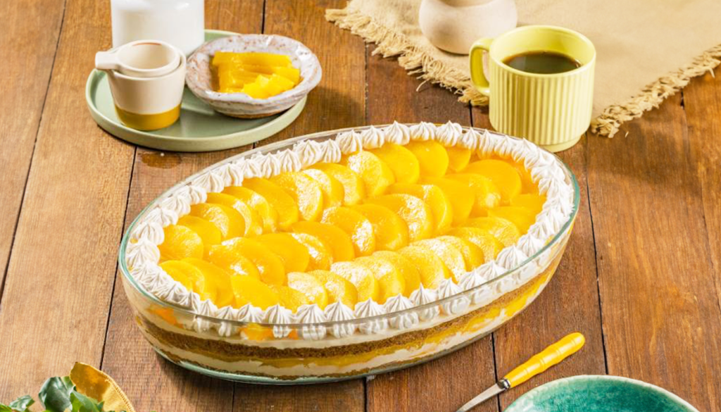 Peach Mango Ref Cake - Kitchen Angel